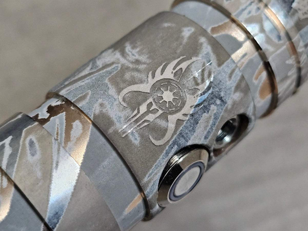 Personalized Lightsabers Hand Weathered & Laser Engraved Designs ...