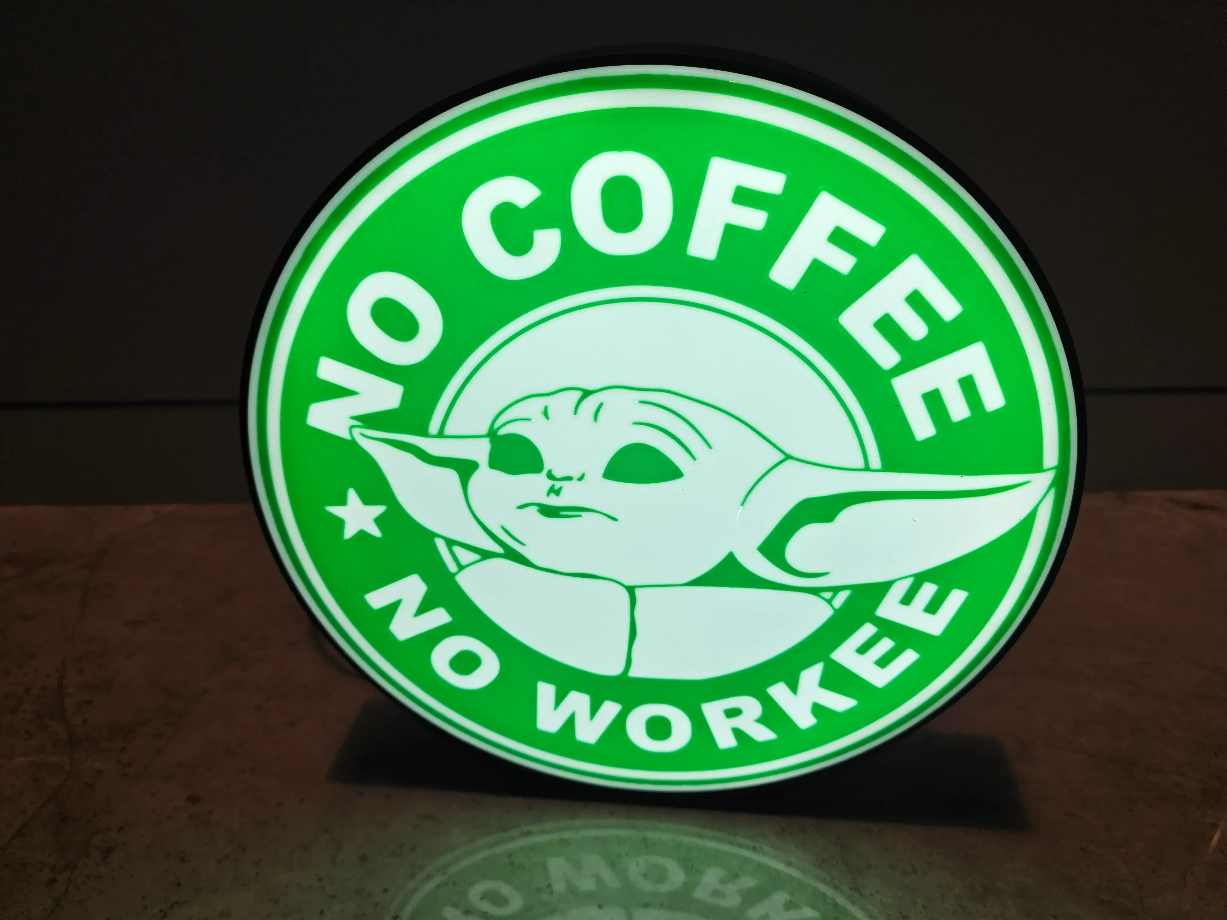 Baby Yoda - Grogu Lightbox USB light – Galactic Saber Store