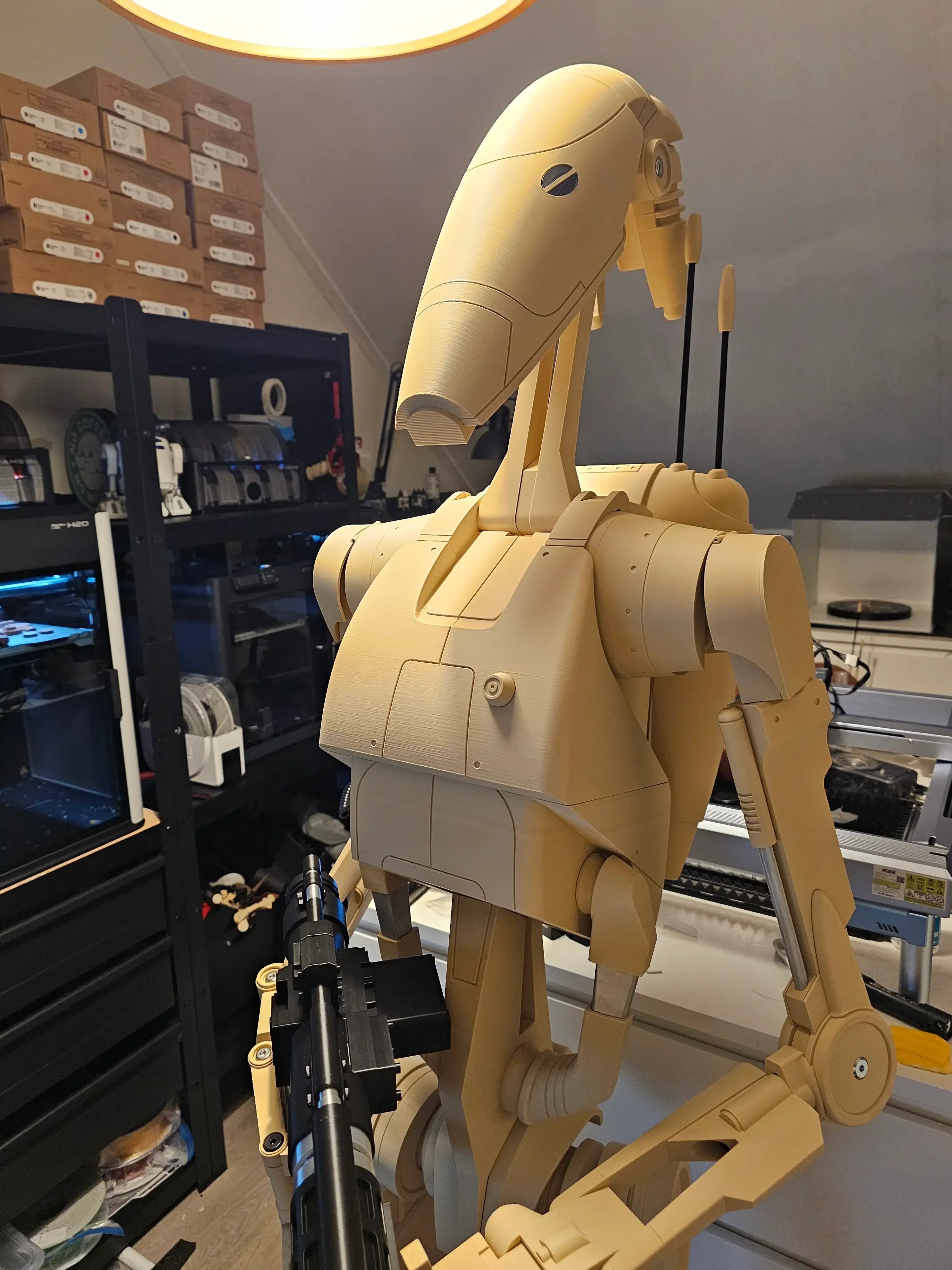 Life-Size B1 Battle Droid 1:1 Scale DIY Kit | Full-Size Star Wars Prop ...