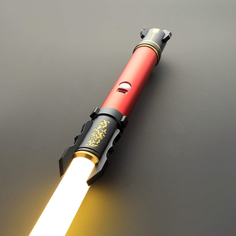 Red Sun Dynasty Lightsaber | Elegant Custom NeoPixel Saber – Galactic ...