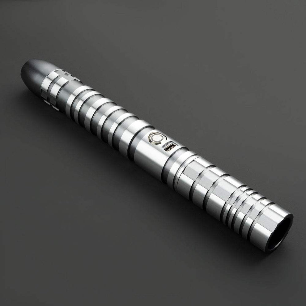 "Defender Lightsaber: Premium Weapon in 5 Colors with Silver Accents ...